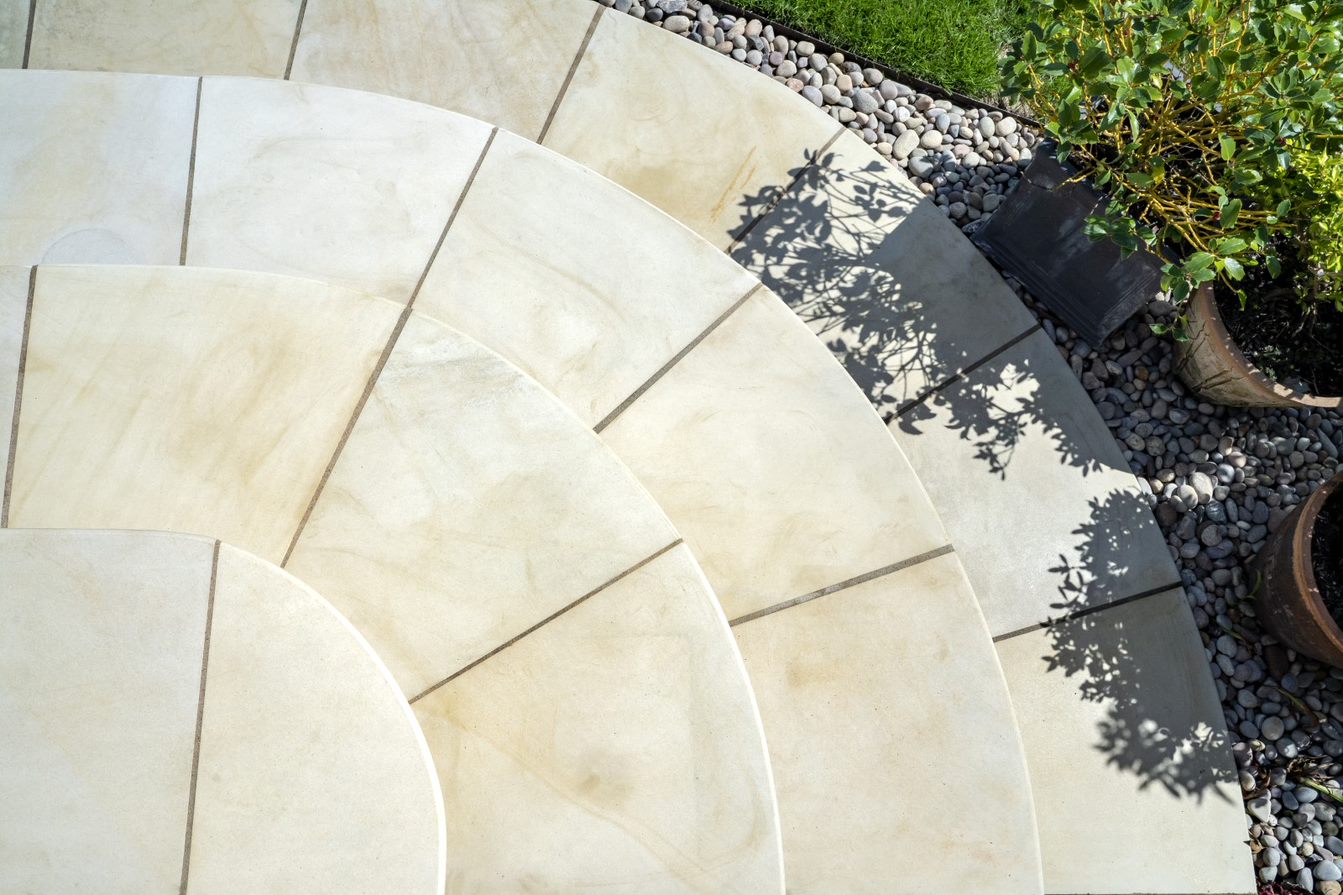 How to Protect Pale sandstone paving during and post installation